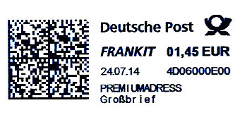 Stempel-Absender Frankiermaschinen - Übersicht - http://www ...